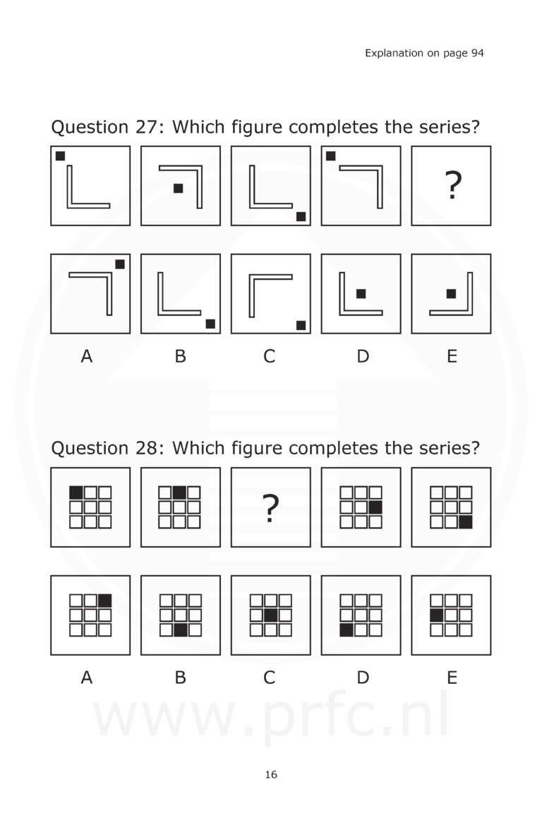 Abstract Reasoning Test - IQ books and IQ Tests - IQ Test