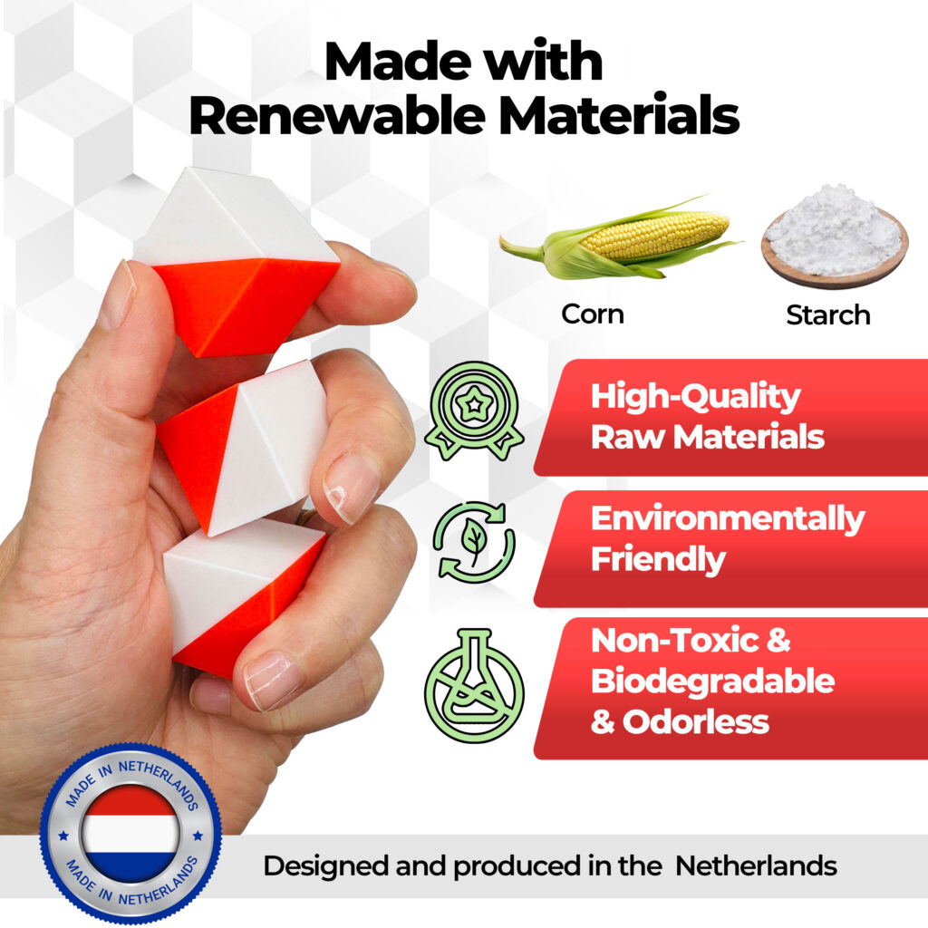 PrfcNL IQ Test Cubes in Red for WISC-V, WAIS-IV, WPPSI, BDT