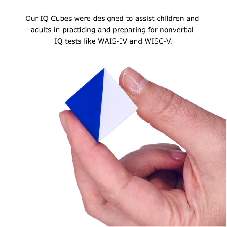 PrfcNL IQ Test Cubes (Blue) – Study for Block-Design Test, Cognitive ...